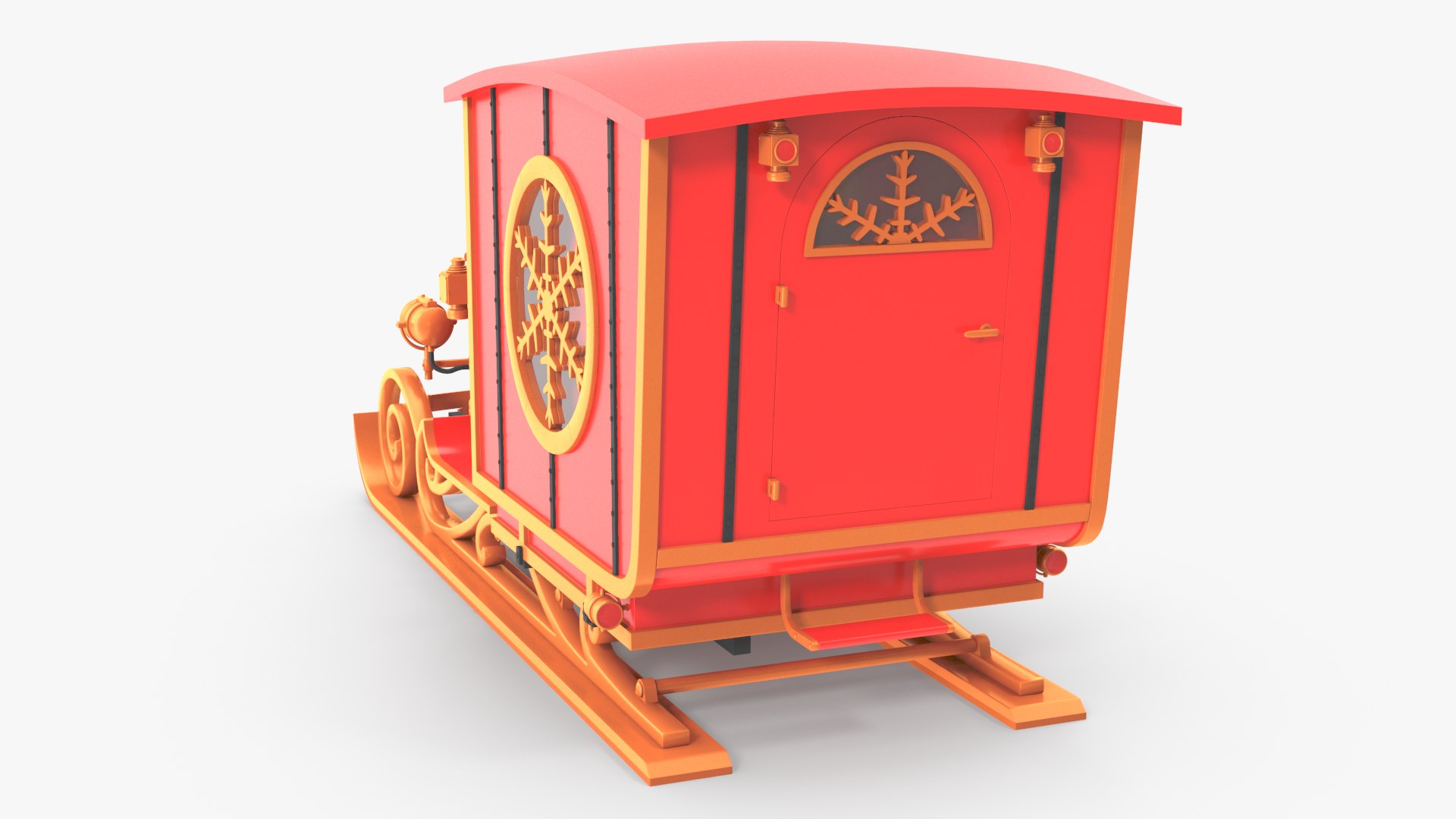 Santas Flying Van Model - TurboSquid 2010310