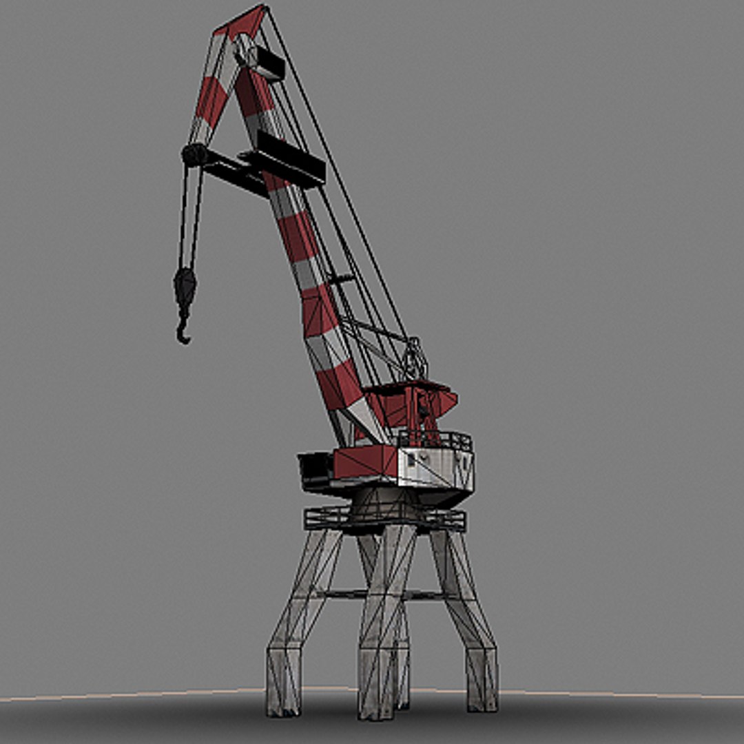 3D Crane Model - TurboSquid 521183