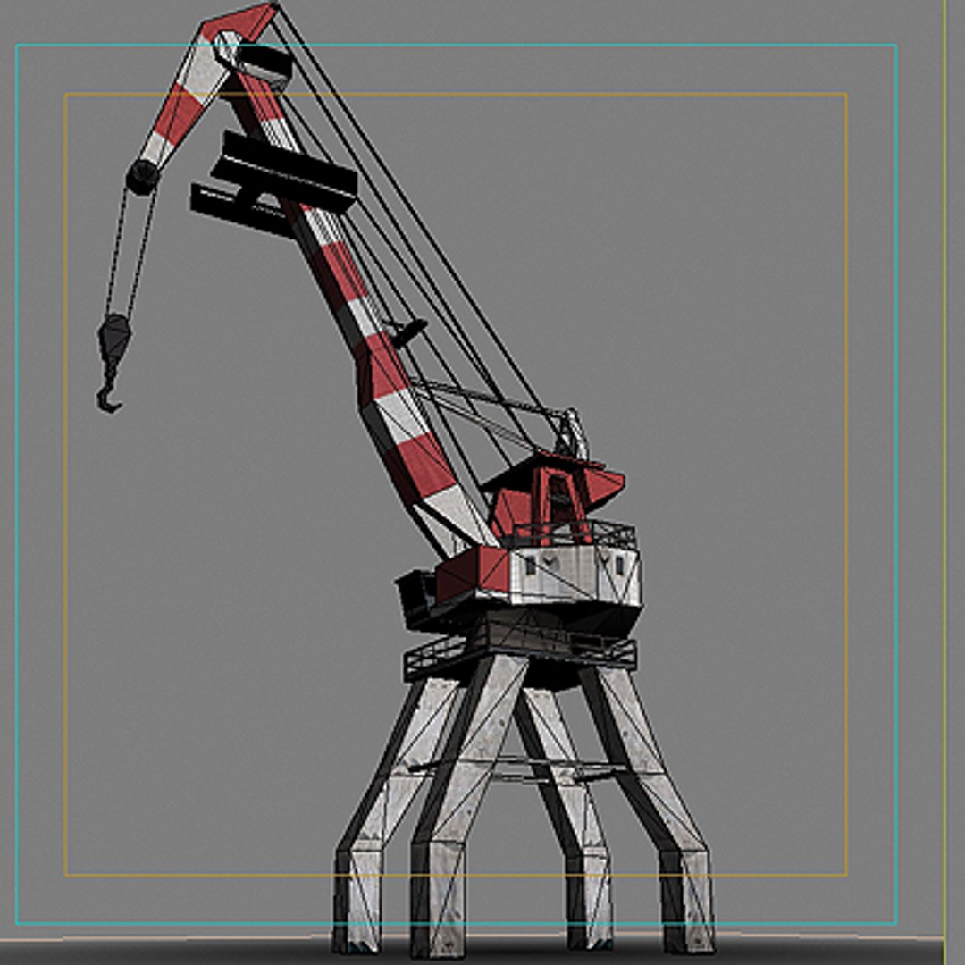 3D Crane Model - TurboSquid 521183