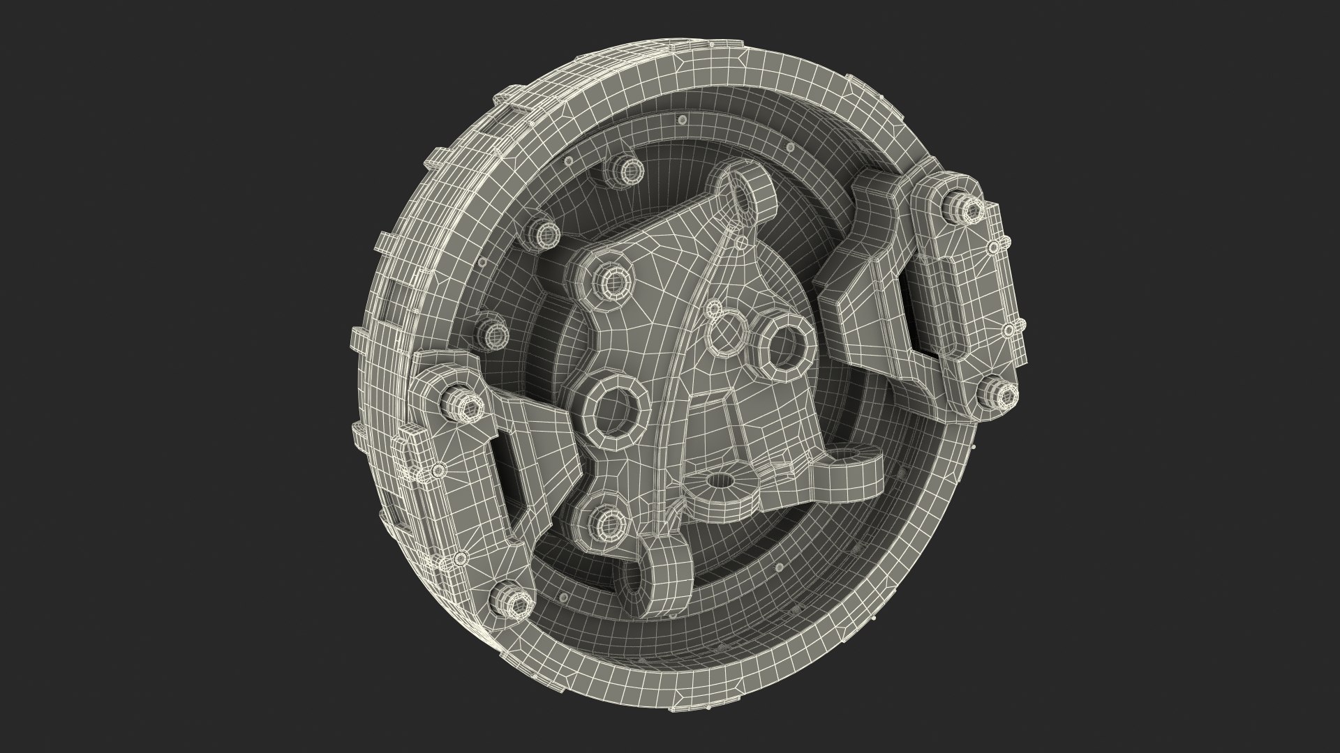 In-Wheel Electric Drive Assembly 3D Model - TurboSquid 2396111