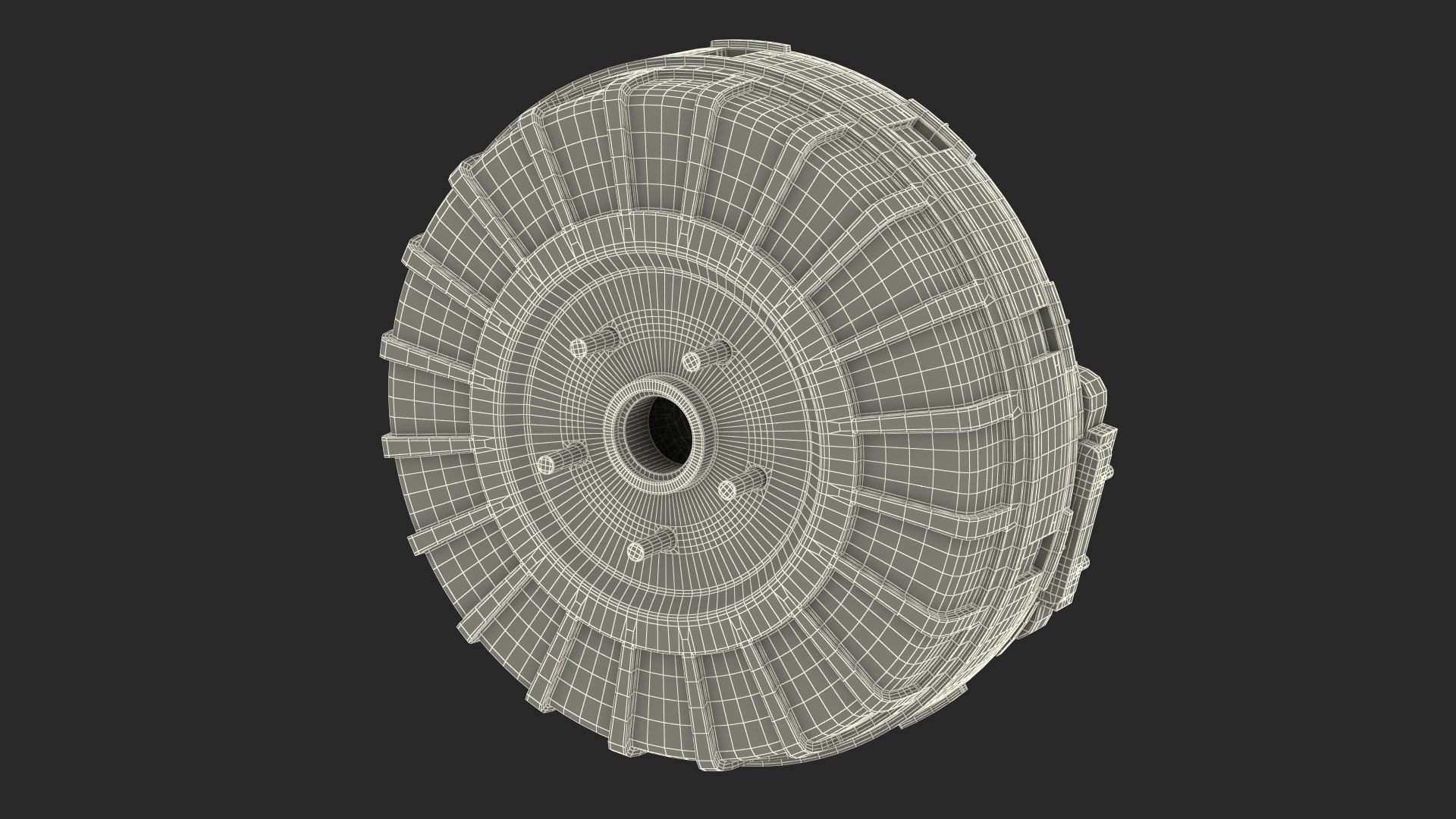 In-Wheel Electric Drive Assembly 3D Model - TurboSquid 2396111