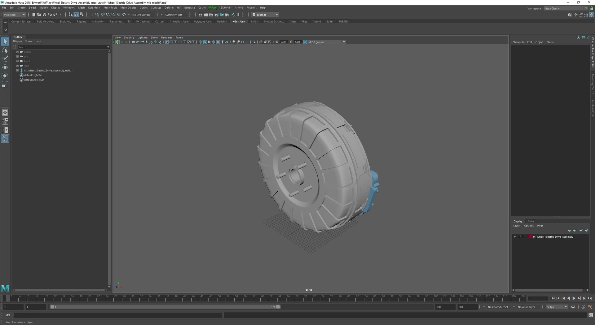 In-Wheel Electric Drive Assembly 3D Model - TurboSquid 2396111