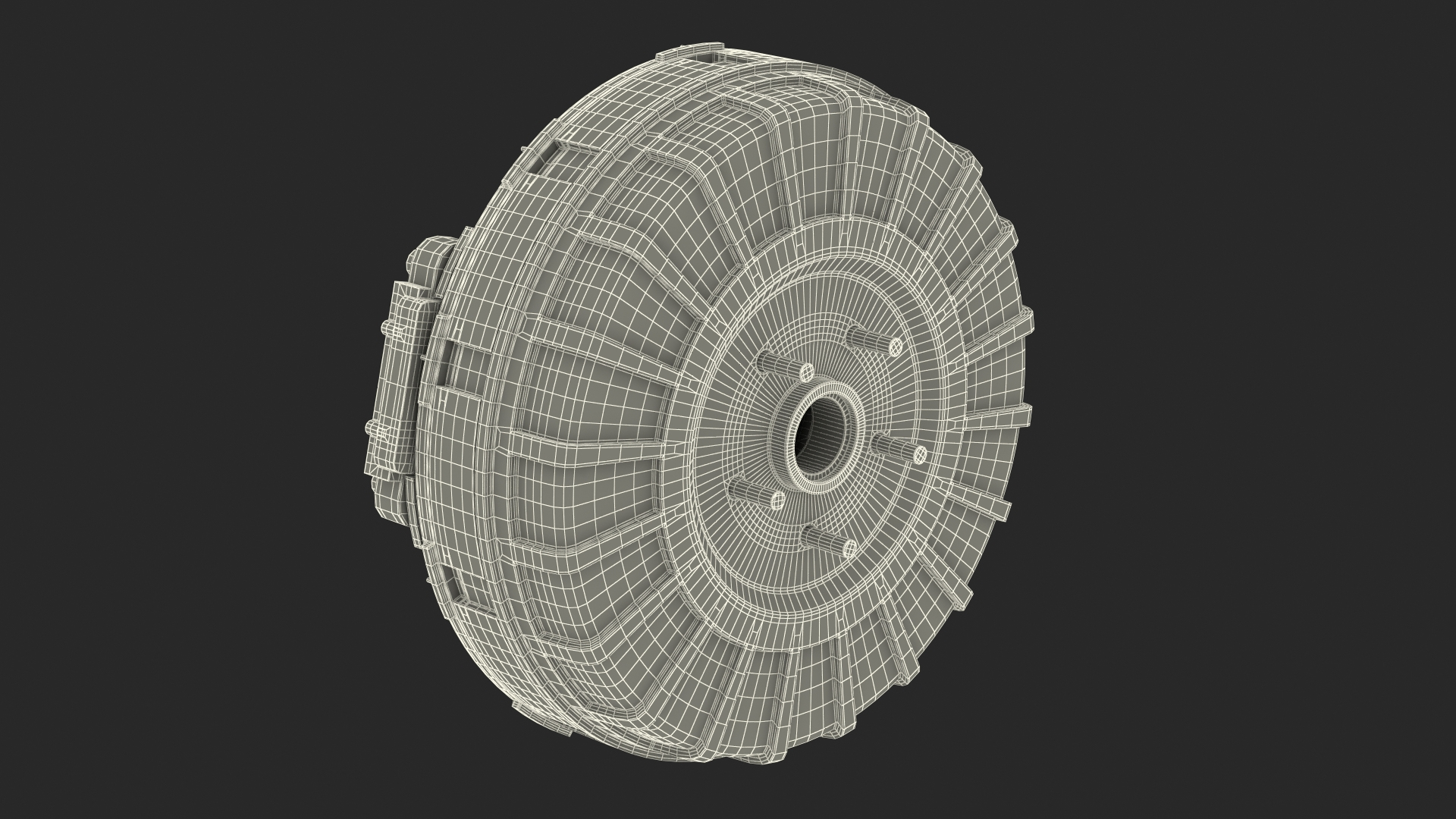 In-Wheel Electric Drive Assembly 3D Model - TurboSquid 2396111