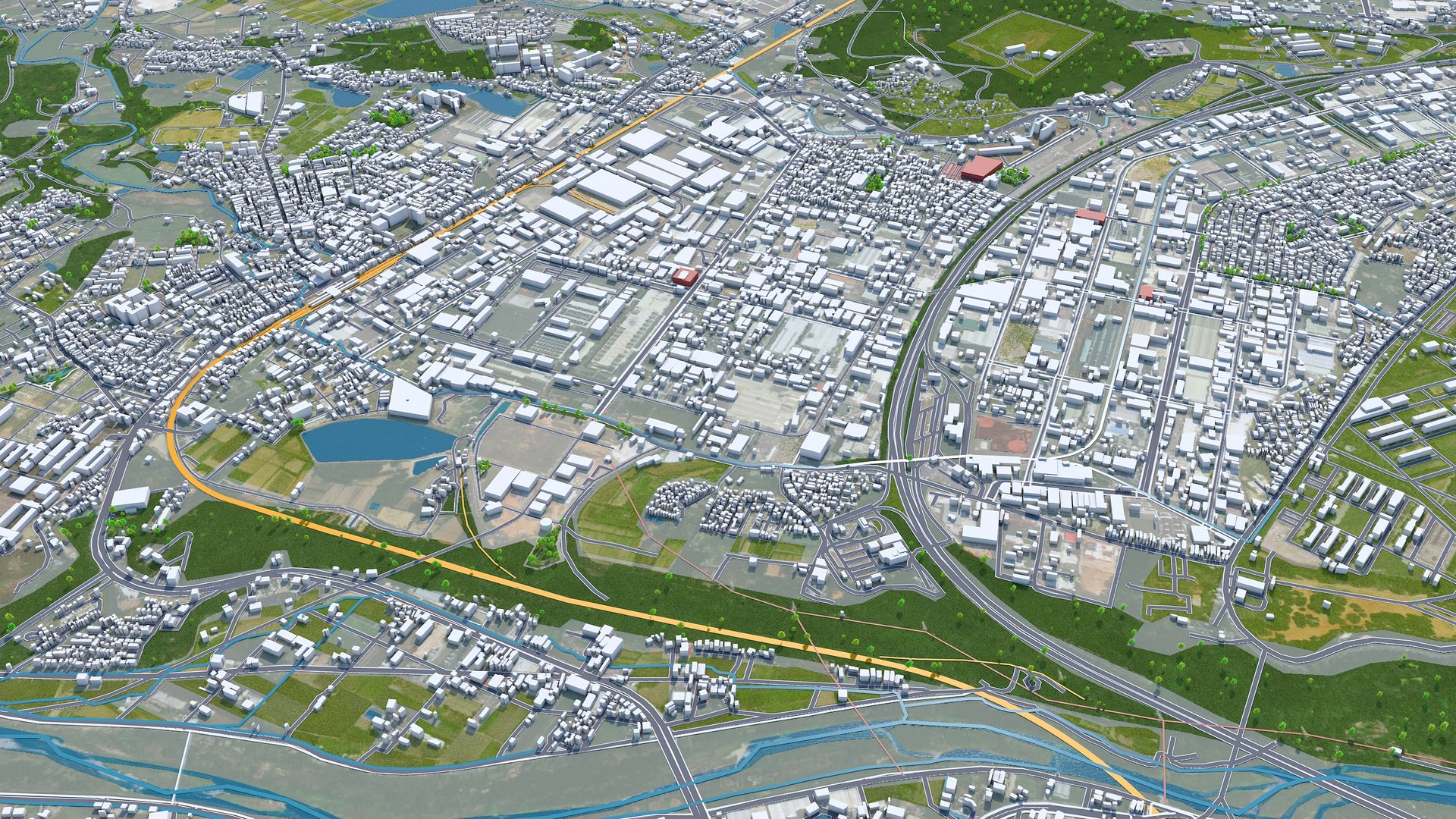 3D Zhubei Hsinchu County Taiwan Model - TurboSquid 2042552