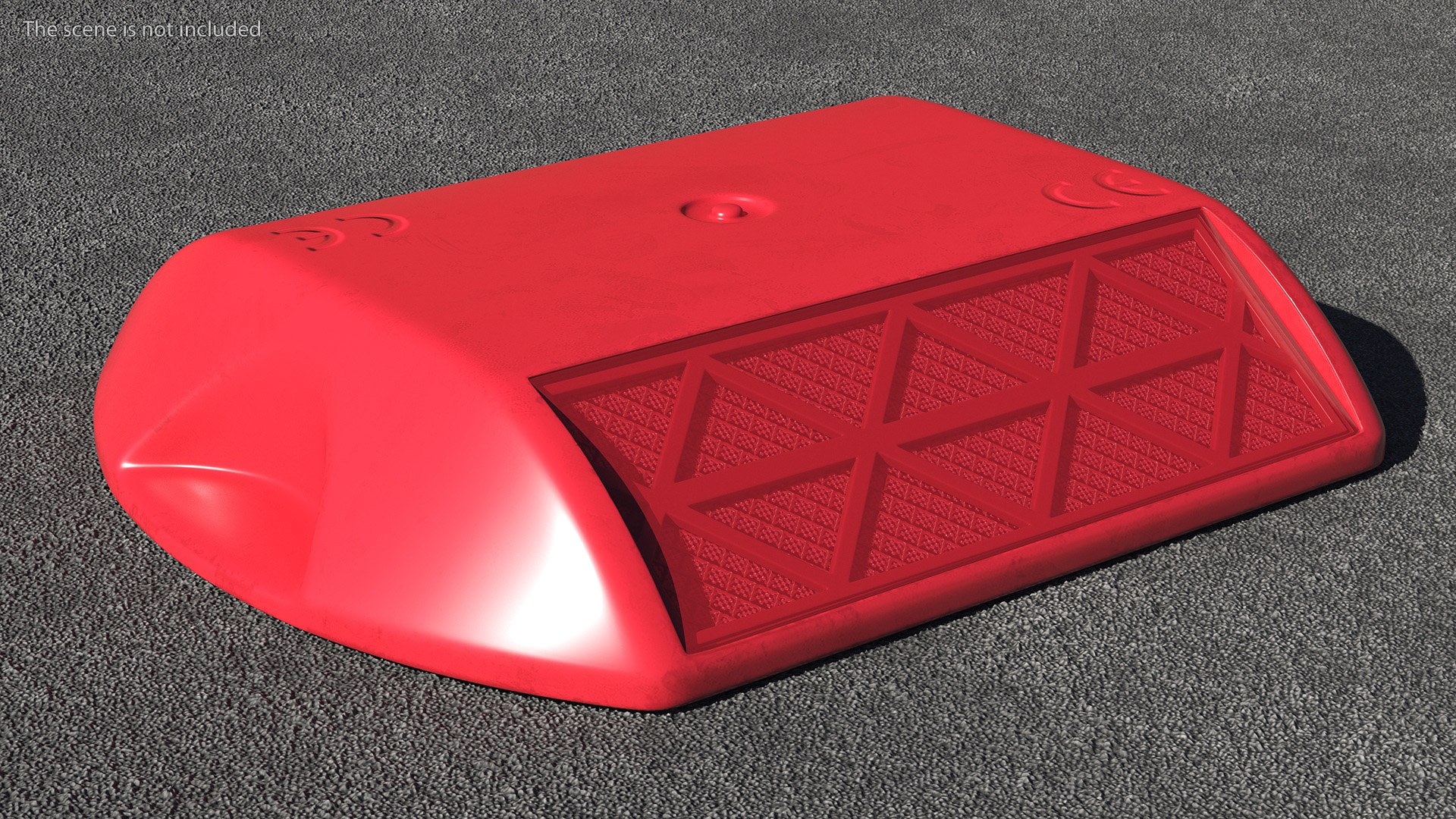 3D Raised Road Marker Red Model - TurboSquid 2076168