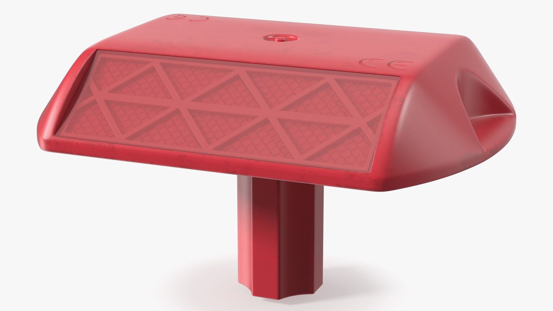 3D Raised Road Marker Red Model - TurboSquid 2076168