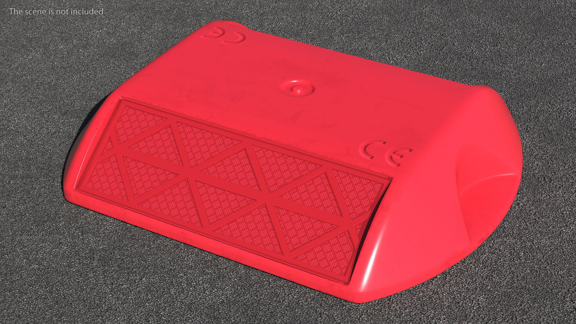3D Raised Road Marker Red Model - TurboSquid 2076168
