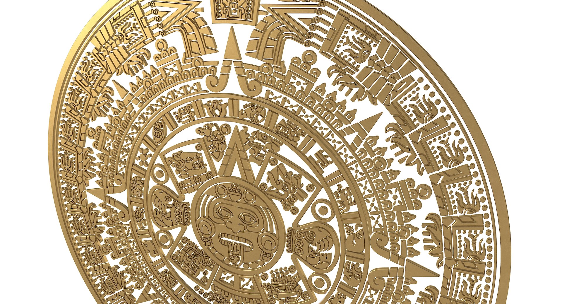 3D Aztec Calendar Model - TurboSquid 1343841
