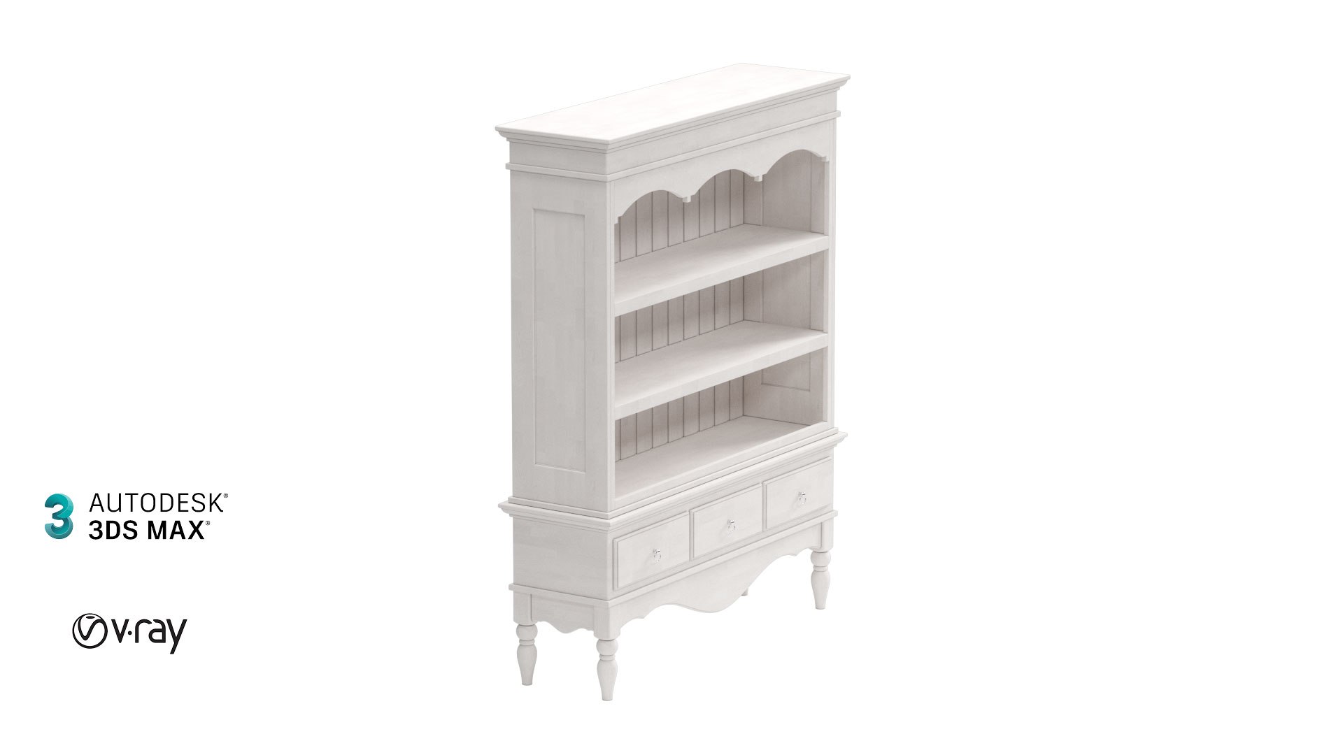 Bookcase 3D Model - TurboSquid 2173807