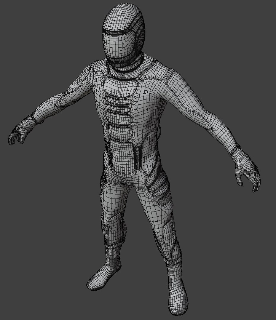 Jet Bike Rider 3D Model - TurboSquid 1824411