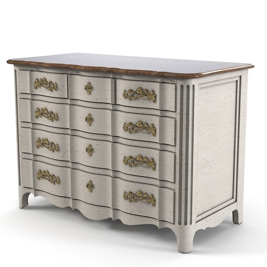 3d Classic Traditional Chest Model