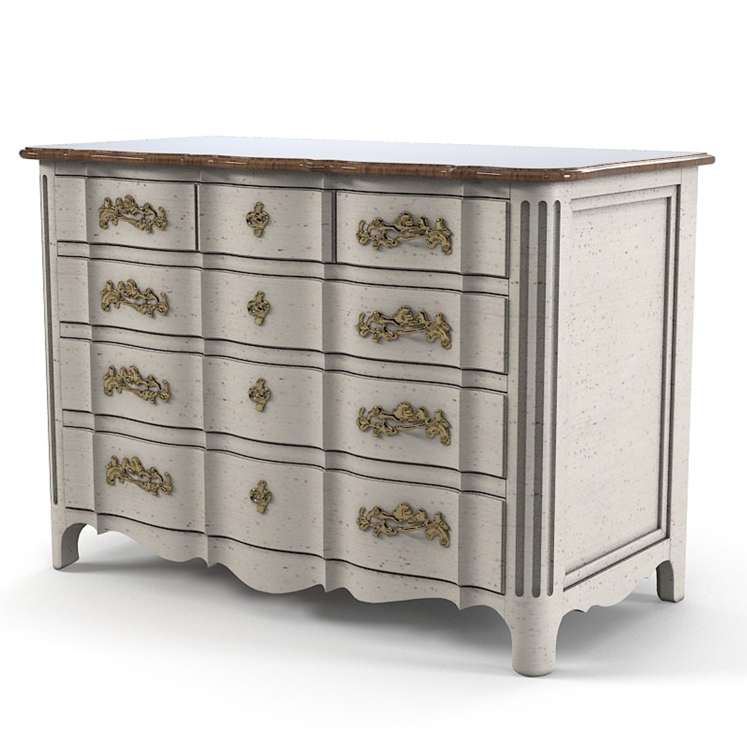 3d Classic Traditional Chest Model