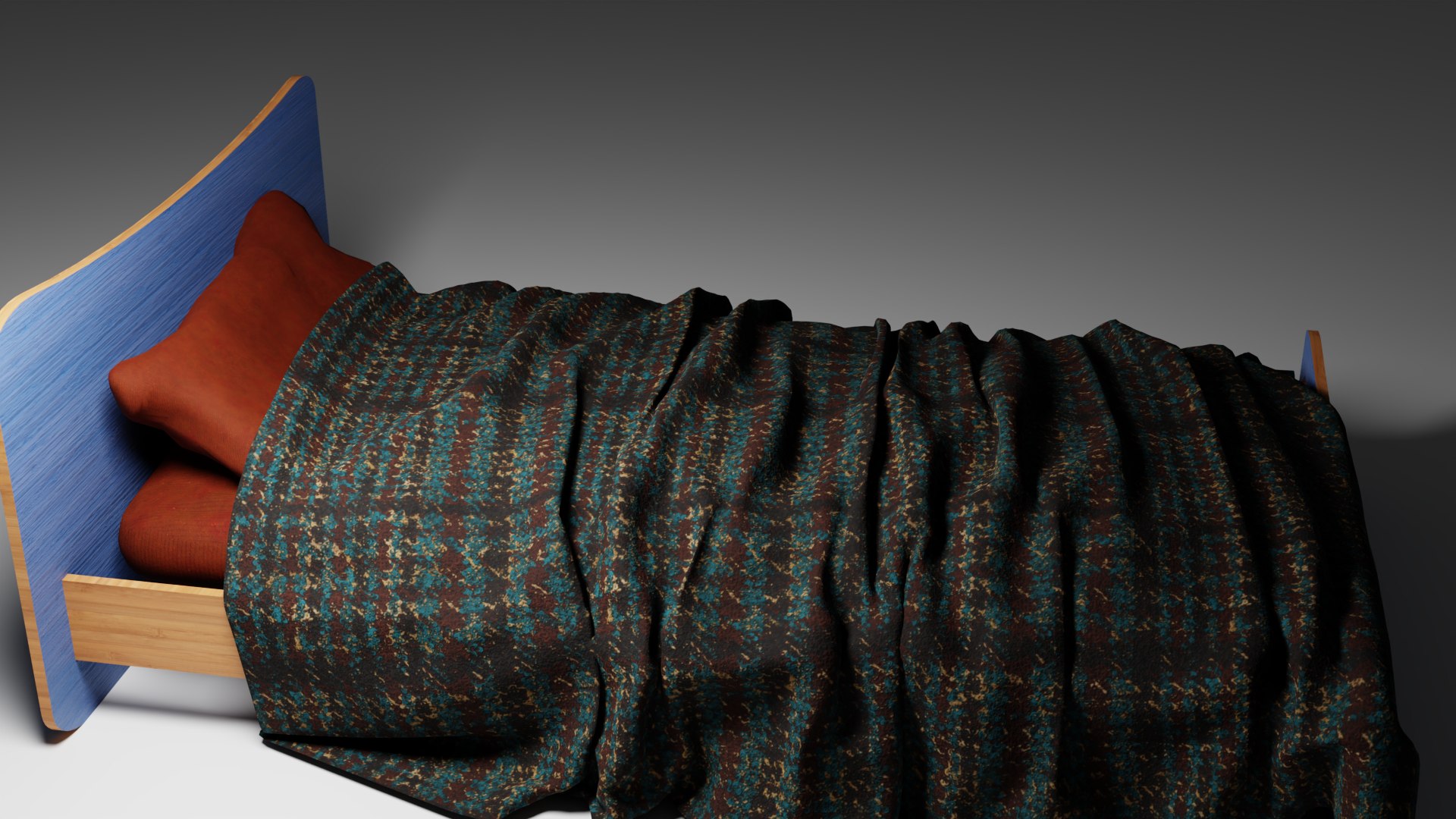 Free 3D Simple Bed - TurboSquid 1897378