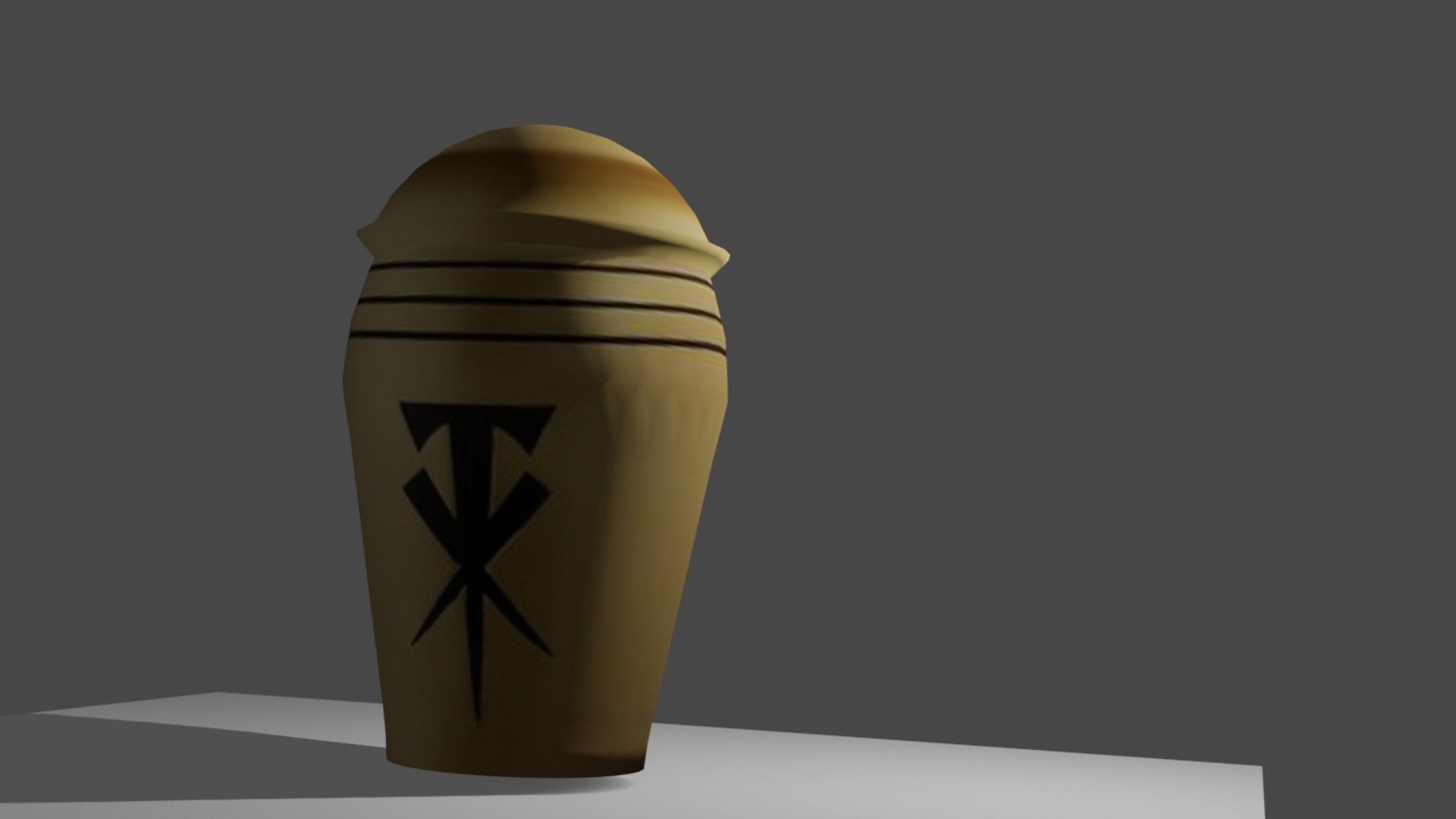 3D wwe undertaker urn model - TurboSquid 1600626