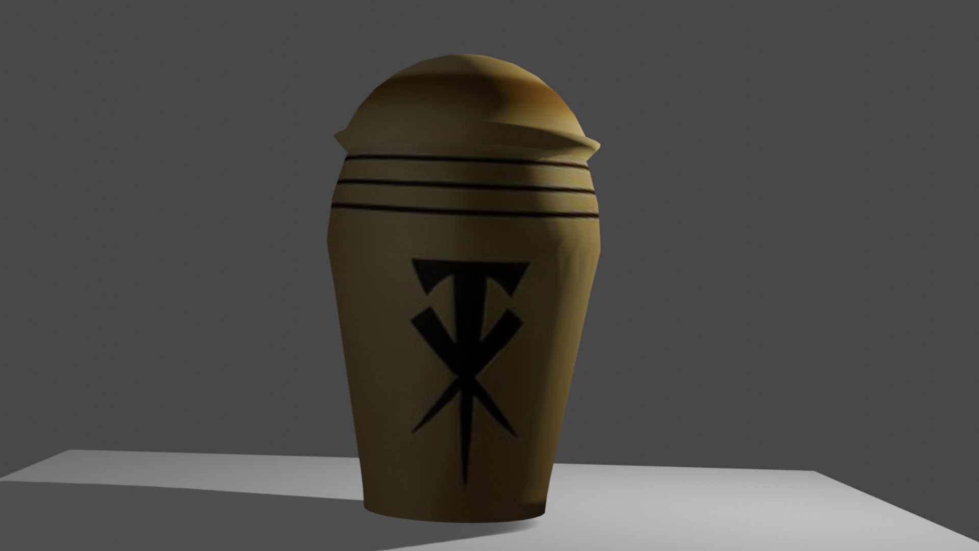 3D wwe undertaker urn model - TurboSquid 1600626