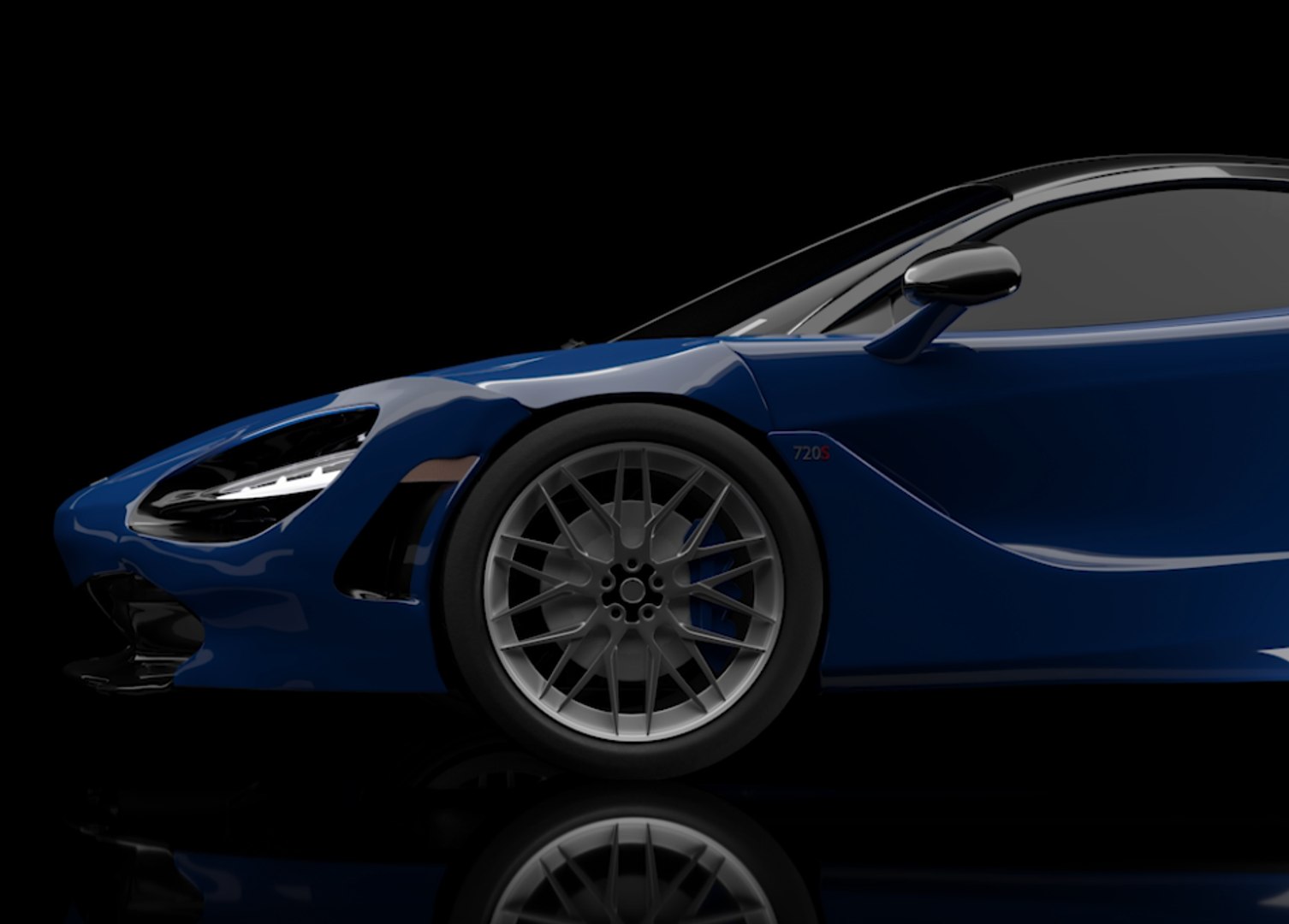 Blue mclaren model - TurboSquid 1499801