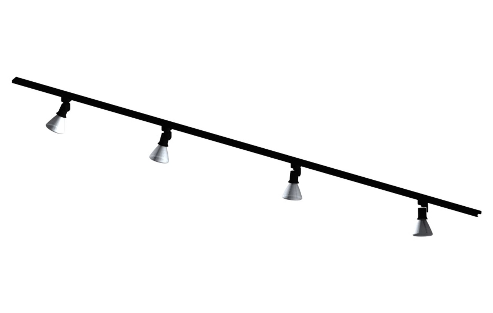 Par Track Light Fixture 3ds