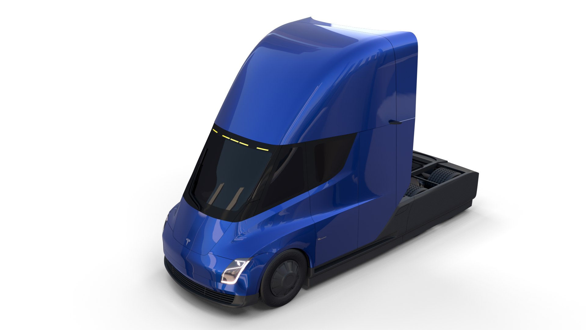 Tesla Semi Truck 3D Model - TurboSquid 1404866