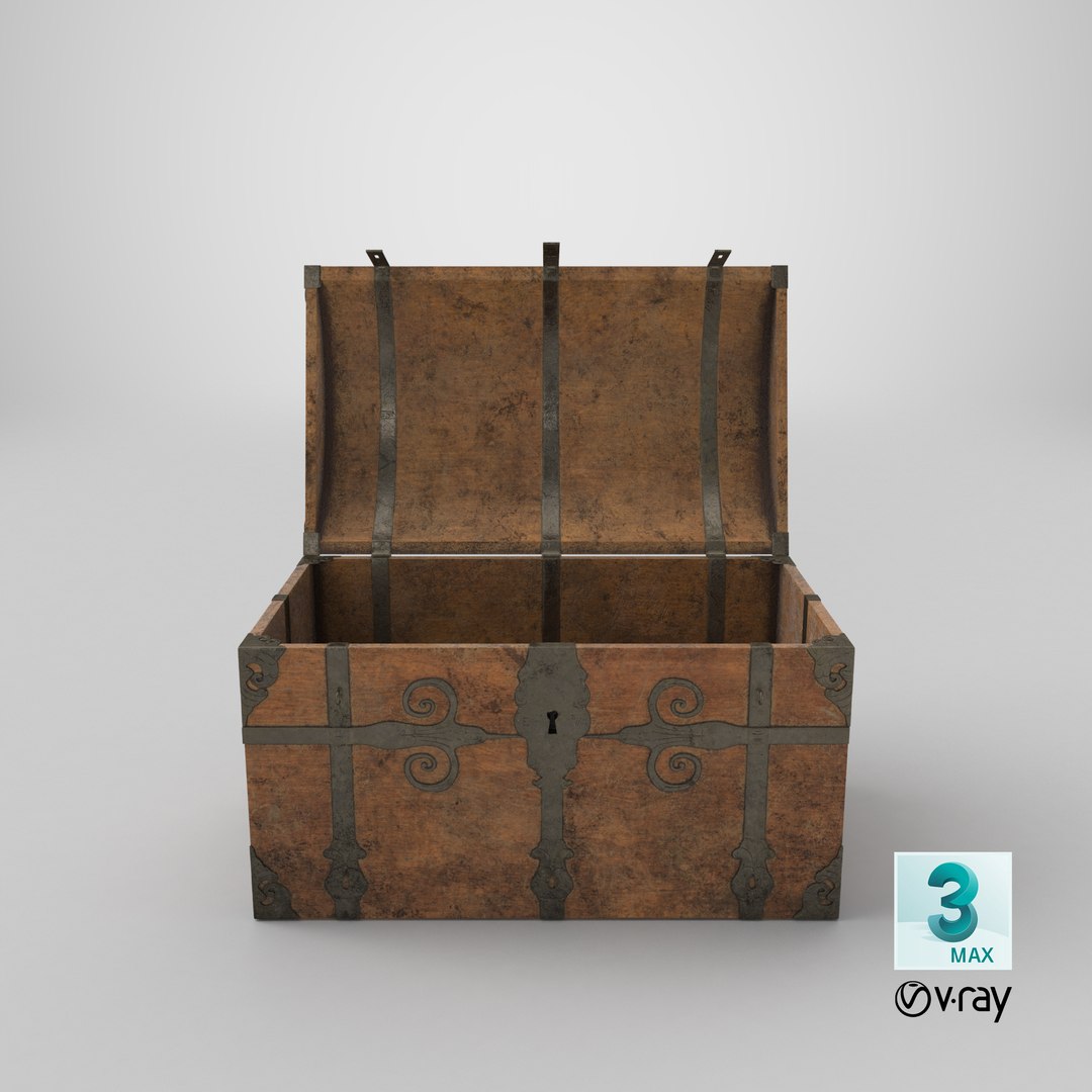 3d Model Medieval Sea Chest