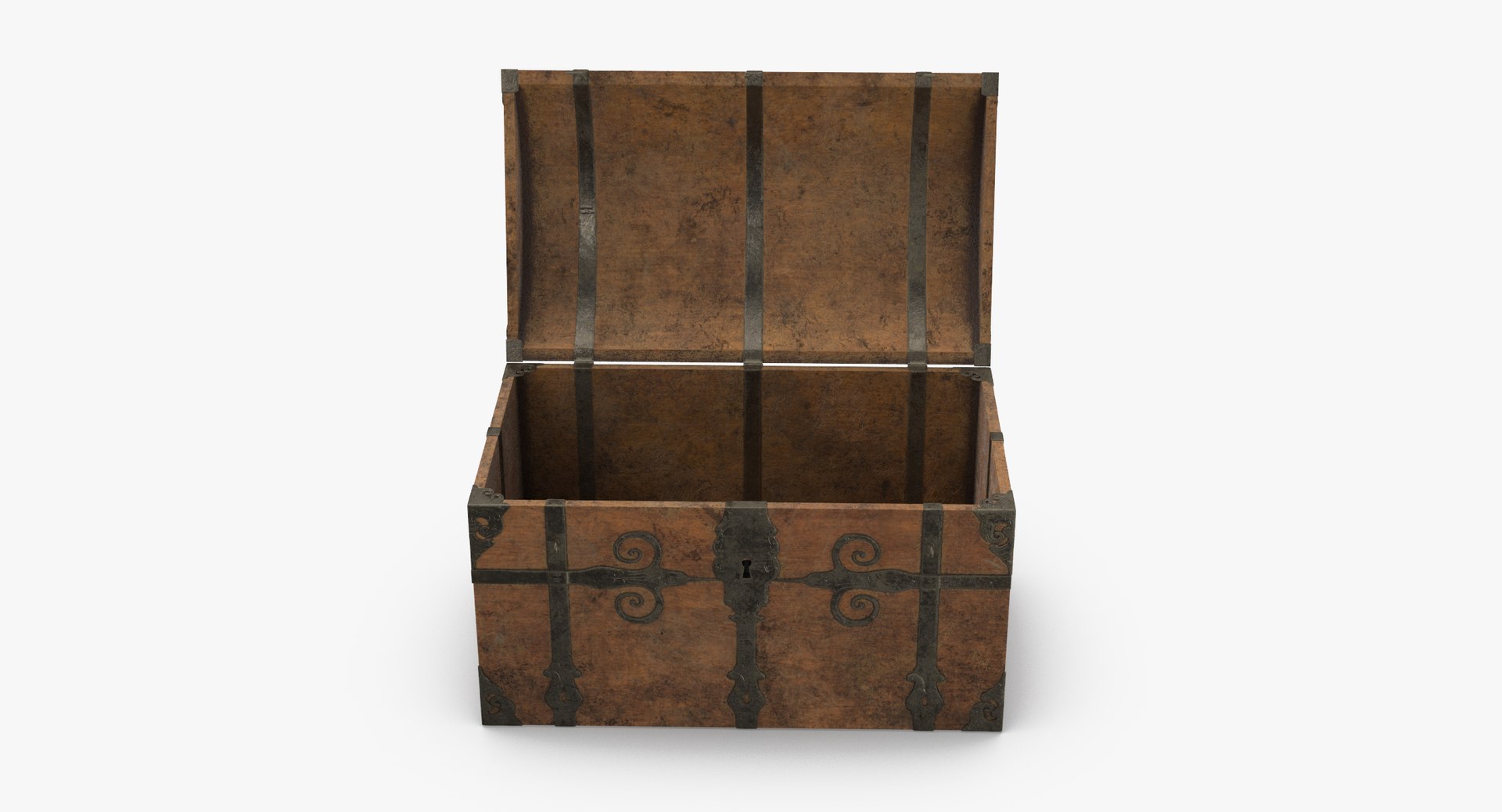 3d Model Medieval Sea Chest