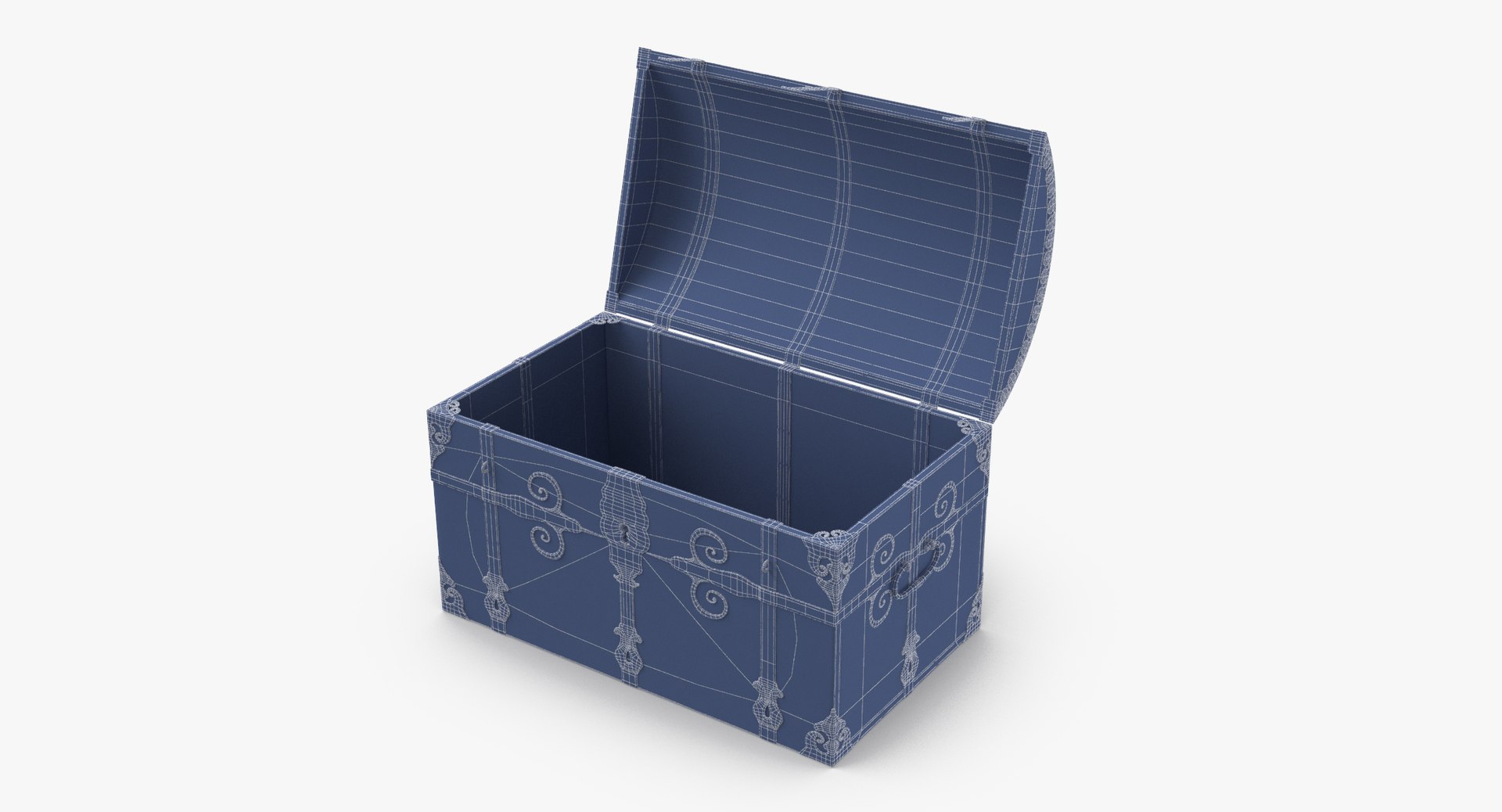 3d Model Medieval Sea Chest