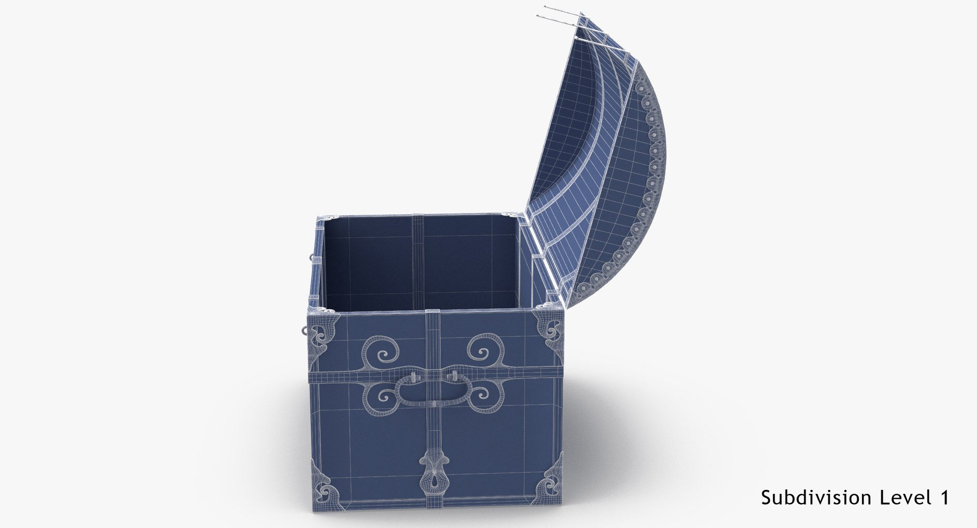 3d Model Medieval Sea Chest