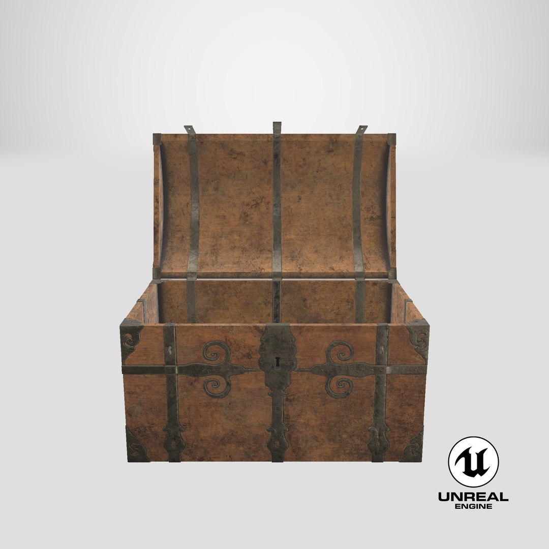 3d Model Medieval Sea Chest