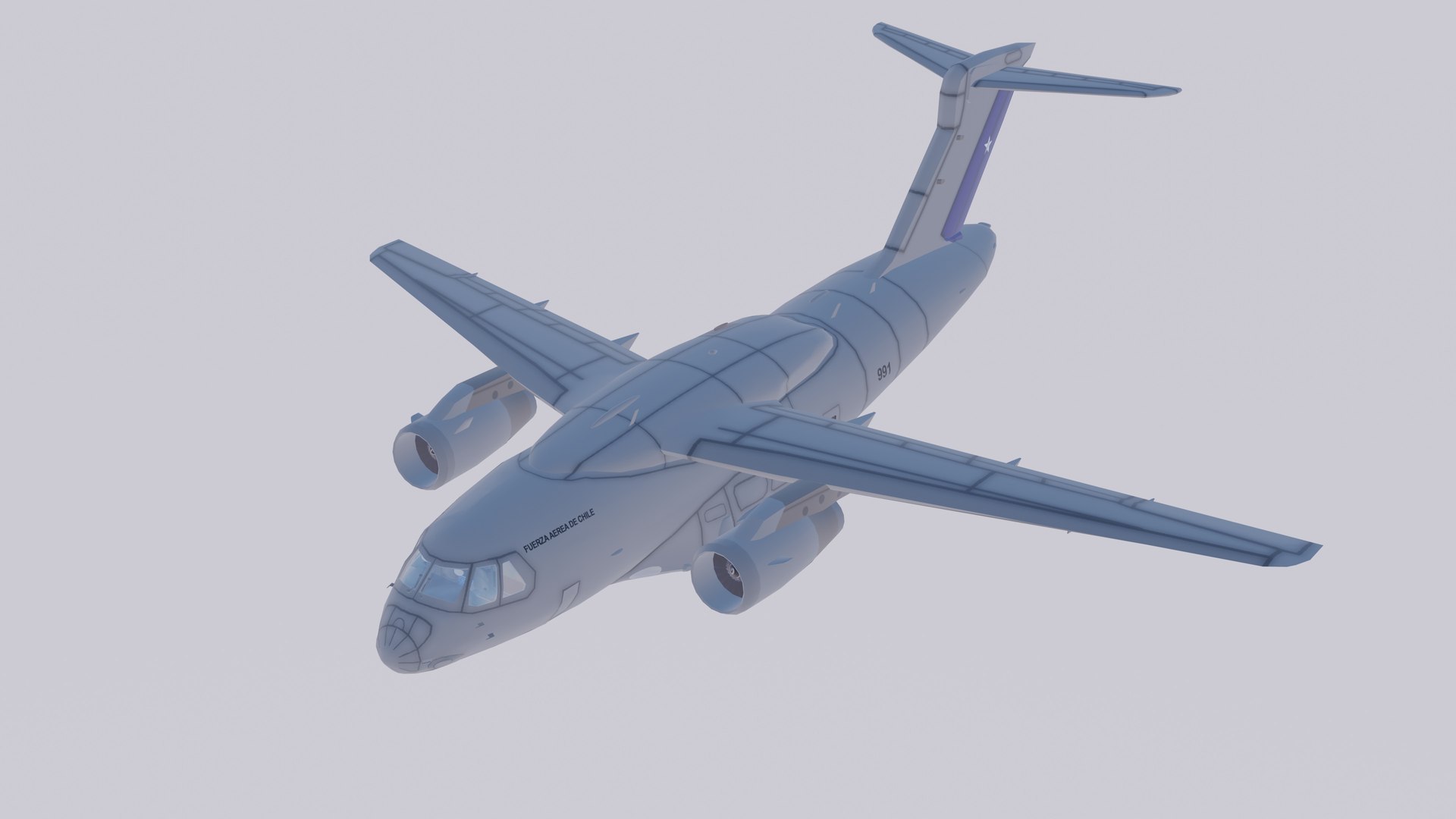 modelo 3d Embraer C-390 Millennium Chile - TurboSquid 2060969