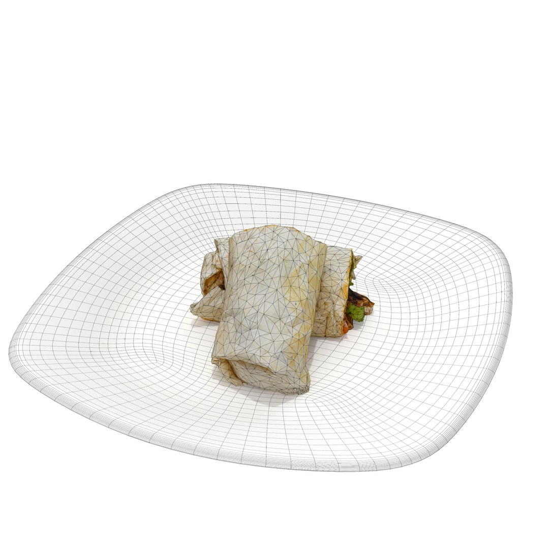 3D Model Meat Food Shawarma - TurboSquid 1592317