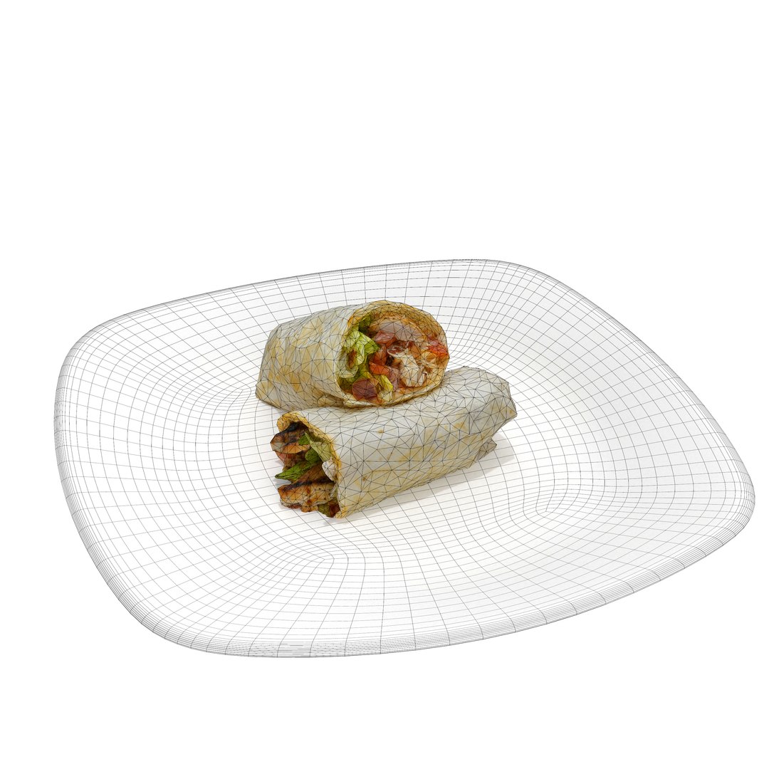 3D Model Meat Food Shawarma - TurboSquid 1592317