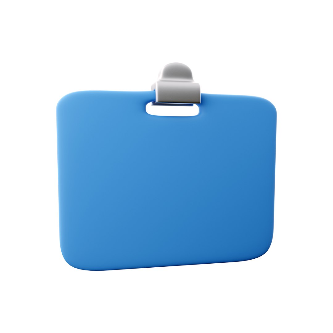 3d ID Card Icon 3D Model - TurboSquid 1935211