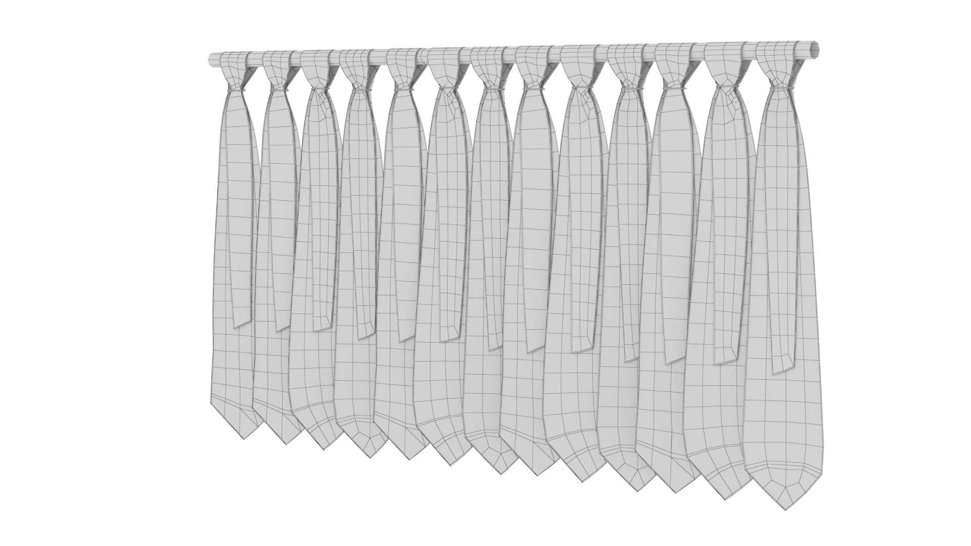 Realistic Ties 3D Model - TurboSquid 1449443