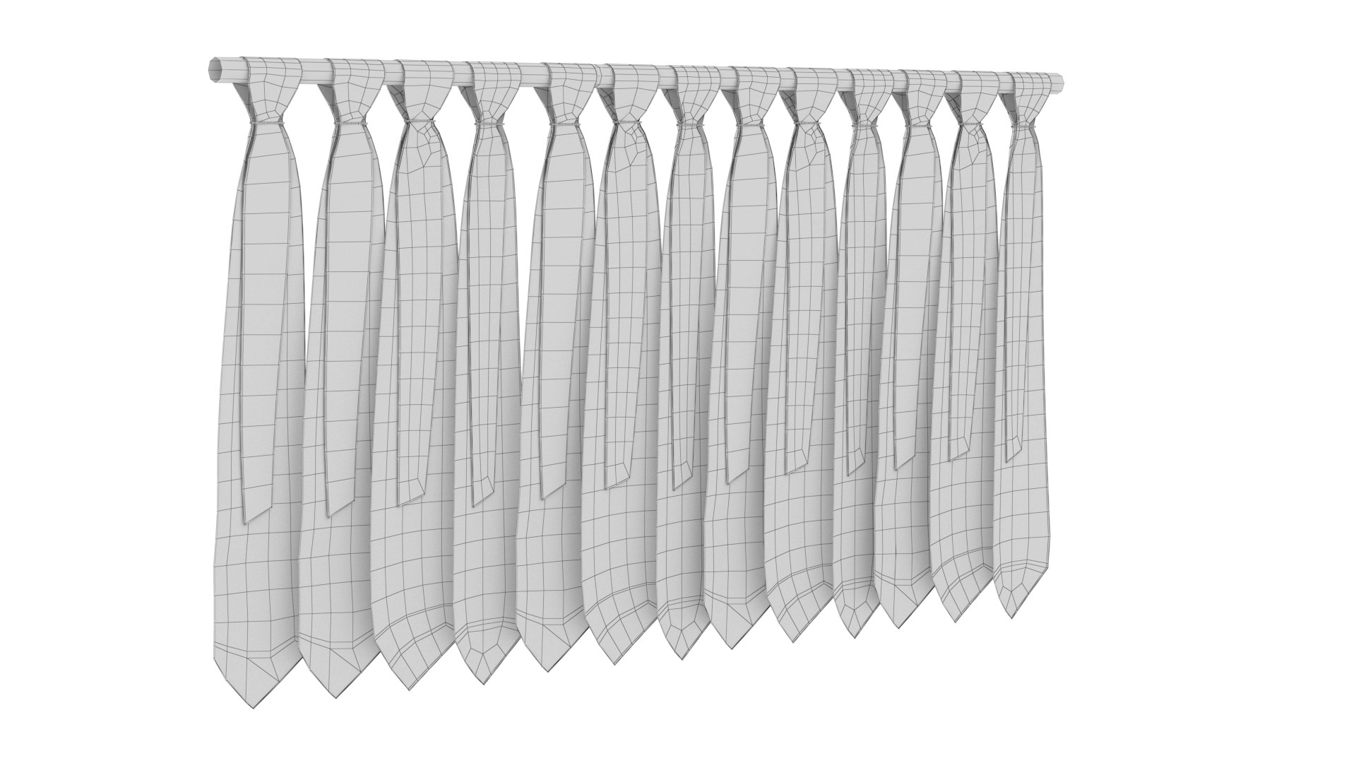 Realistic Ties 3D Model - TurboSquid 1449443