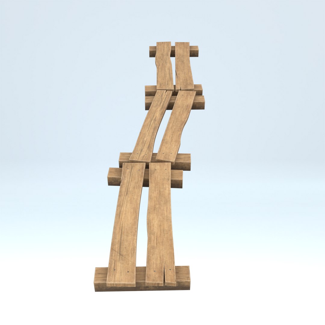 3D Model Bog Bridge - TurboSquid 2410524