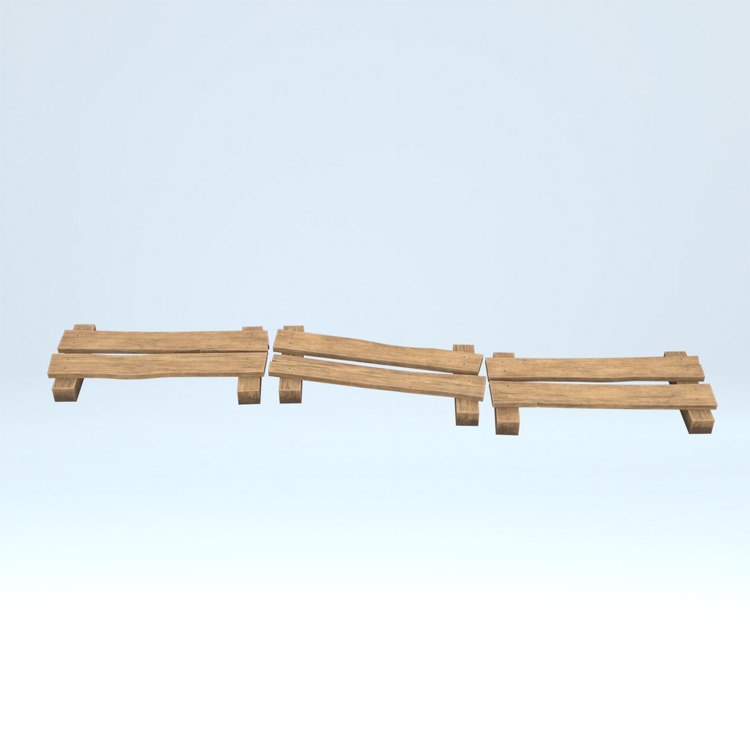 3D Model Bog Bridge - TurboSquid 2410524