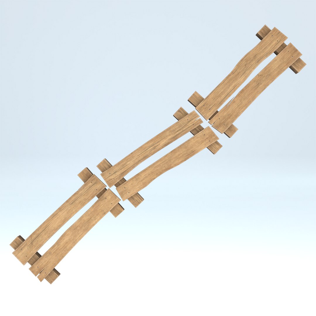 3D Model Bog Bridge - TurboSquid 2410524