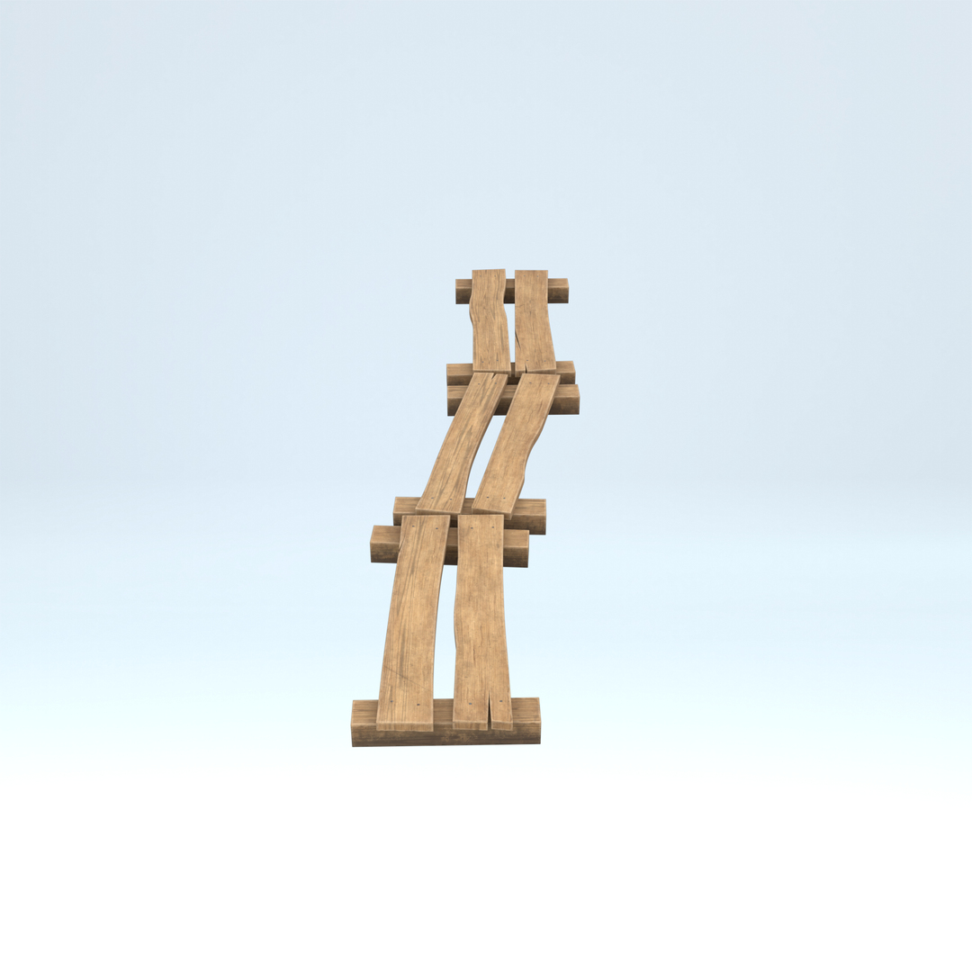 3D Model Bog Bridge - TurboSquid 2410524
