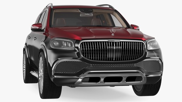 Maybach gls 600 red 3D - TurboSquid 1684446