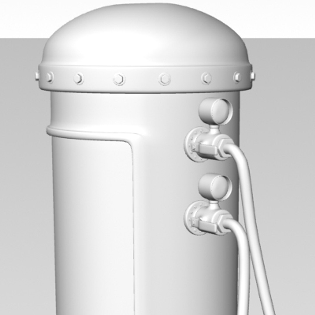 3d cryogenic freezing chamber model