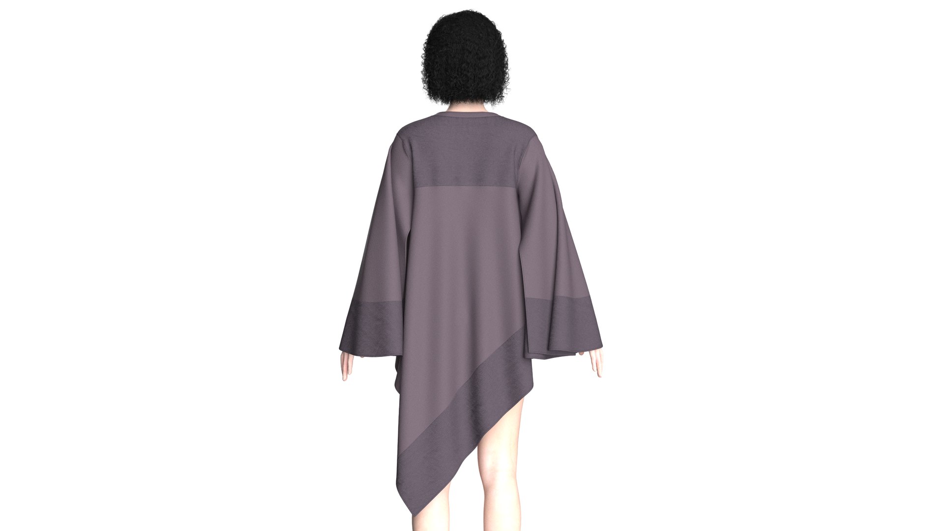 Girls Cope Dress V8 3D Model - TurboSquid 2407809