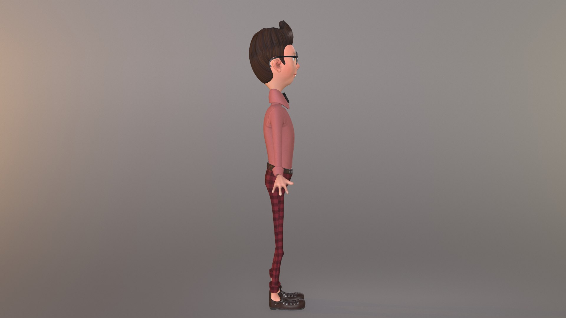 Free Boy Nerd 3D Model - TurboSquid 2244547