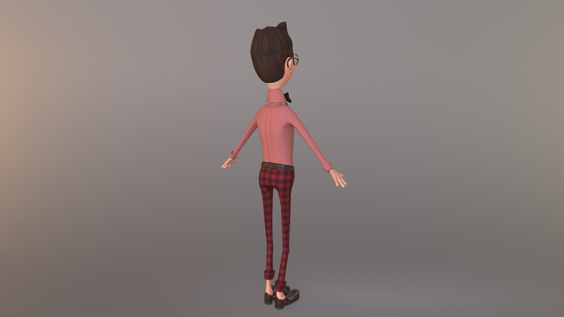 Free Boy Nerd 3D Model - TurboSquid 2244547