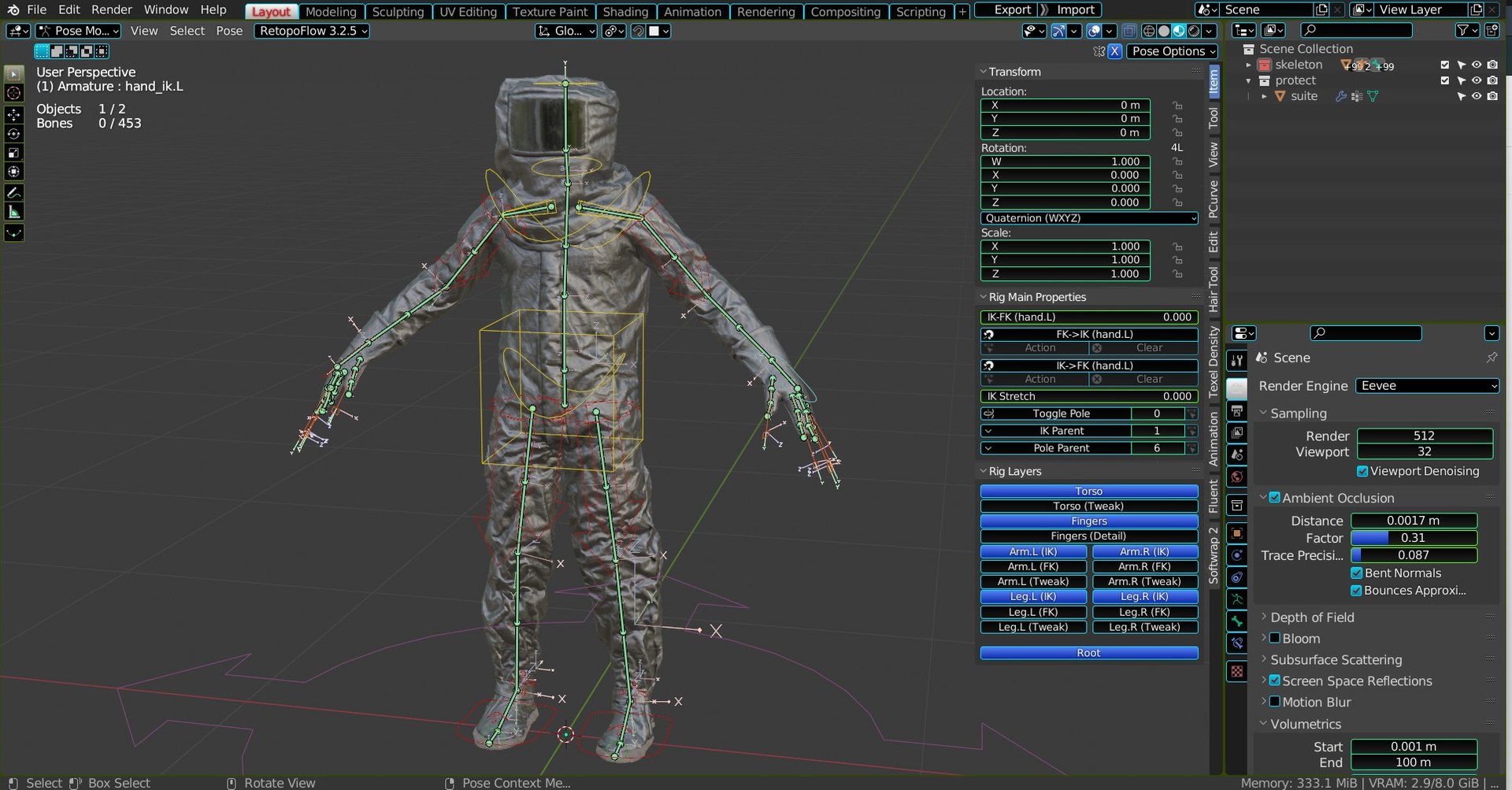 Protection Suit 2 3D Model - TurboSquid 1937741