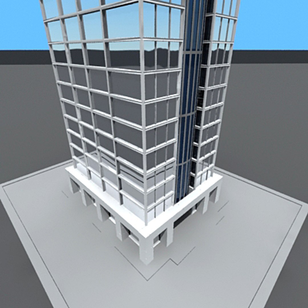 3ds Max Skyscraper Building Tower