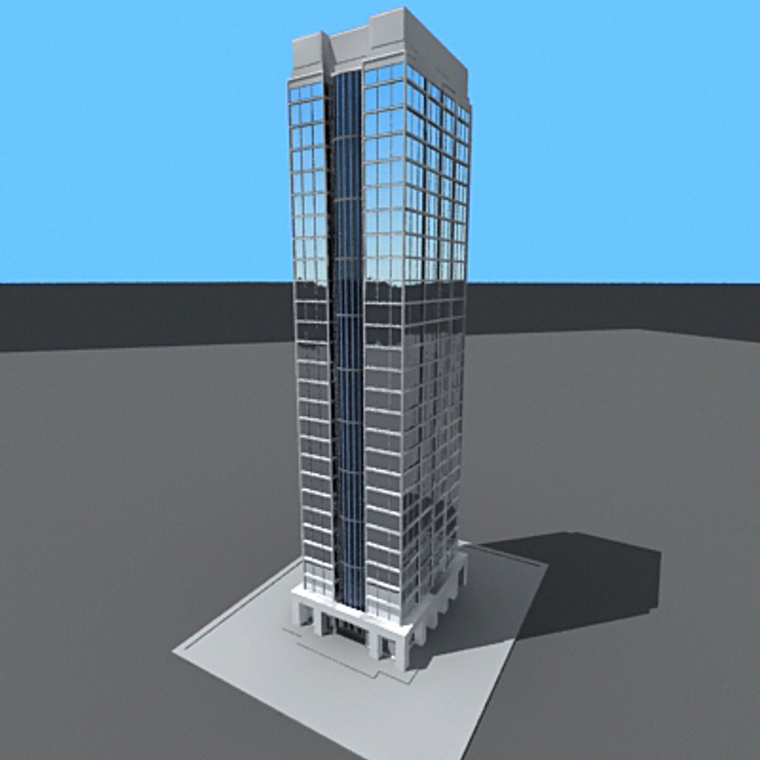 3ds Max Skyscraper Building Tower