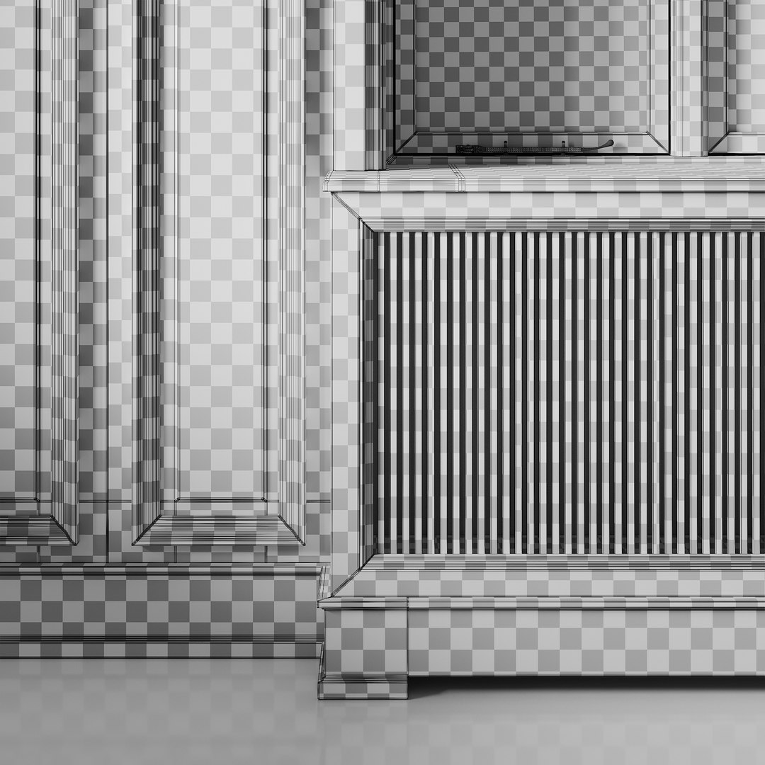 3D Classic Window With Radiator Screen 003 Model - TurboSquid 2173720