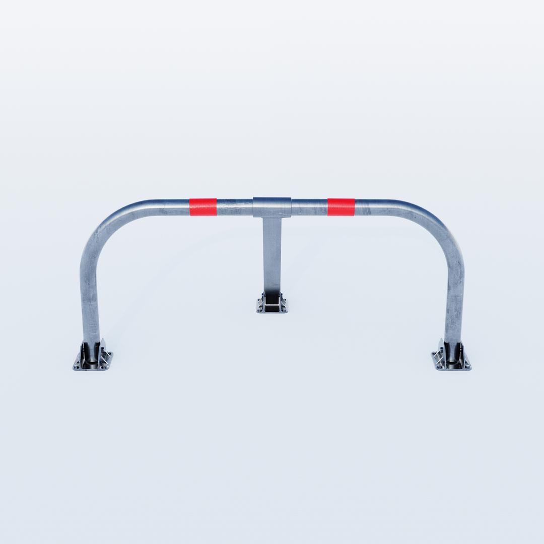 Parking Barrier 3D Model - TurboSquid 2033136