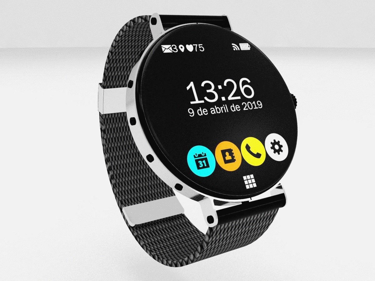 Smartwatch 3D Model - TurboSquid 1402579