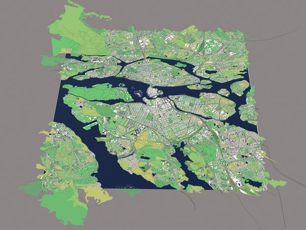 3D city stockholm model - TurboSquid 1433398