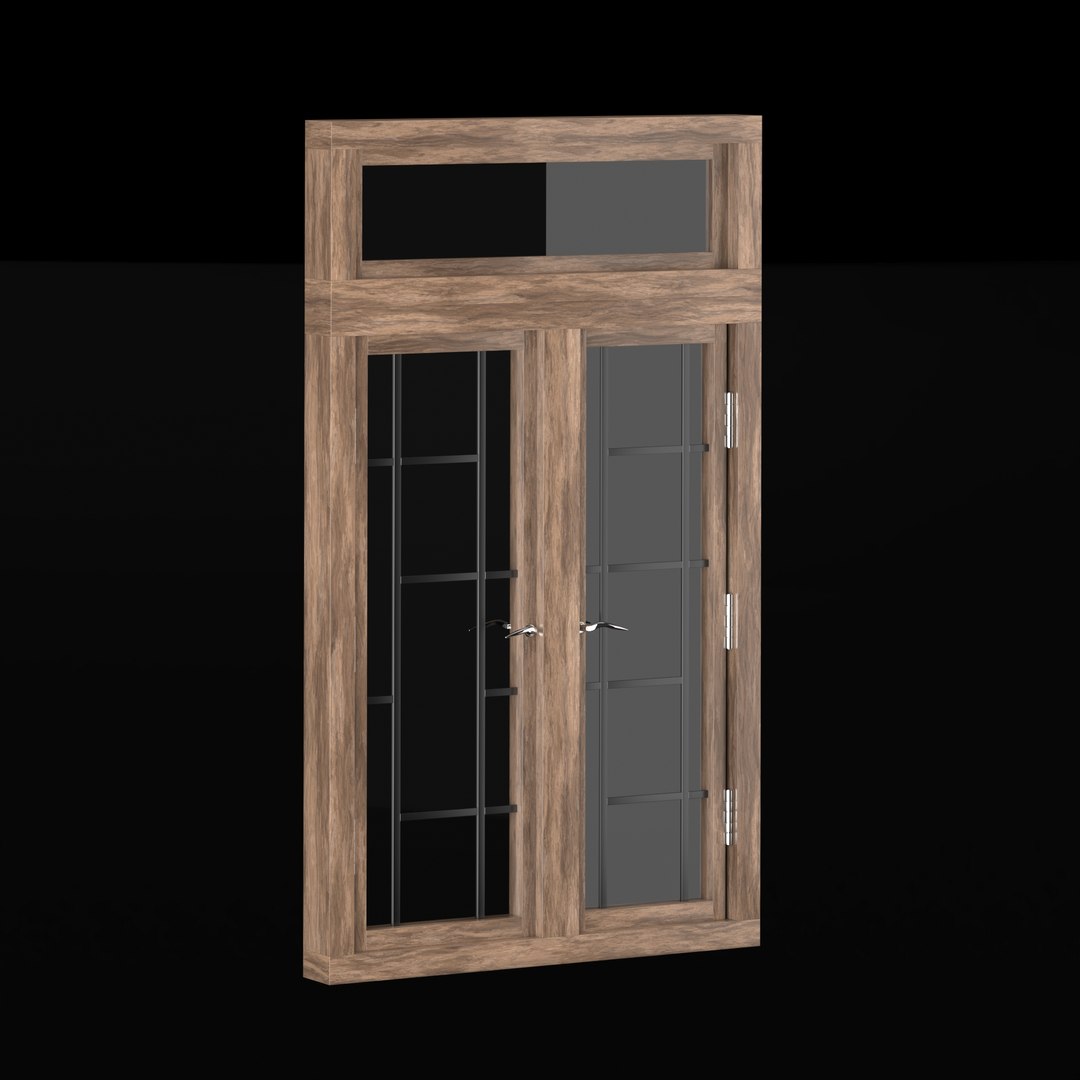 3D Modern Wooden Windows - TurboSquid 1817374